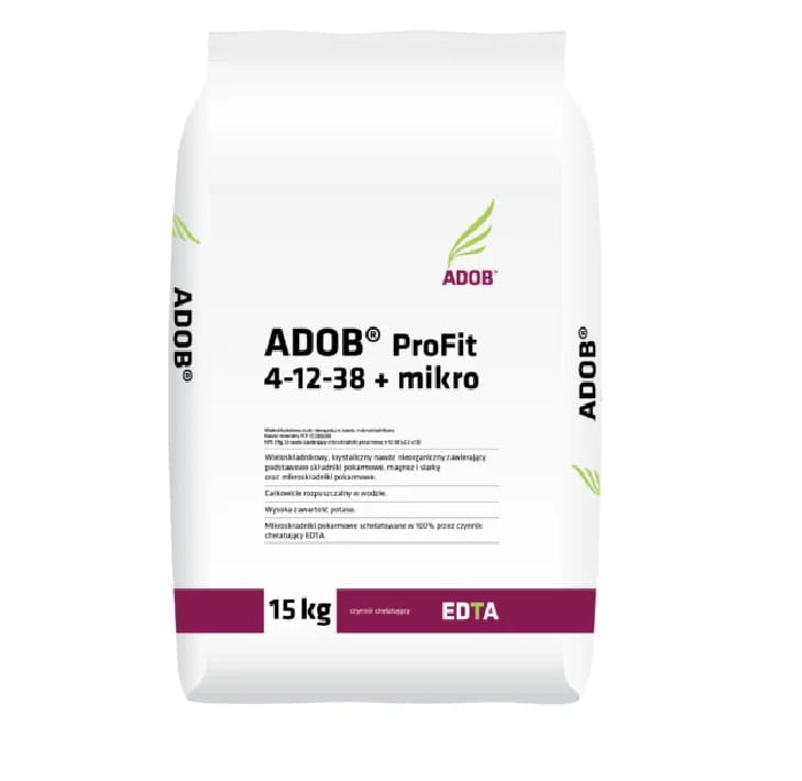 Adob ProFit 4-12-38 + mikro 15KG - cena, opinie | superplony.pl