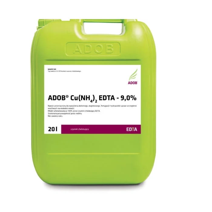 Adob Cu(NH4)2 EDTA – 9% 20L - cena, opinie | superplony.pl
